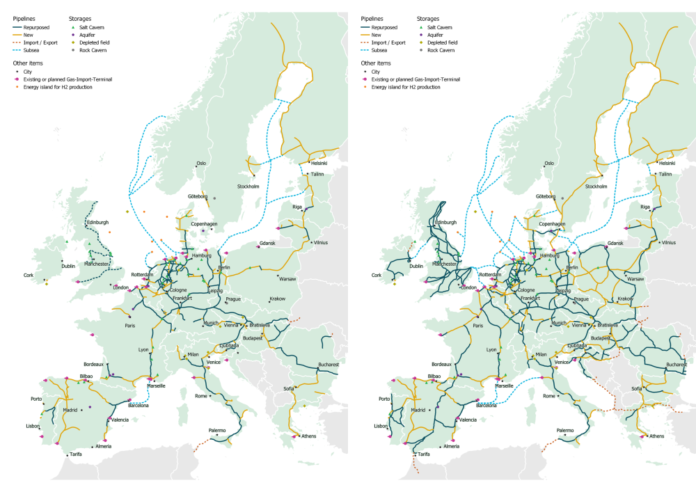 European Hydrogen Backbone aggiorna la mappa dei futuri idrogenodotti ...